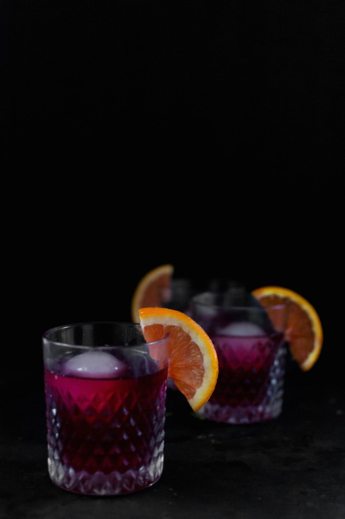 Fall take on the classic Negroni: Pomegranate Negroni