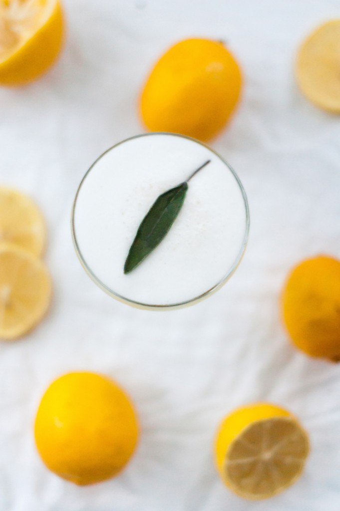 Meyer Lemon & Sage Sour - Craft and Cocktails
