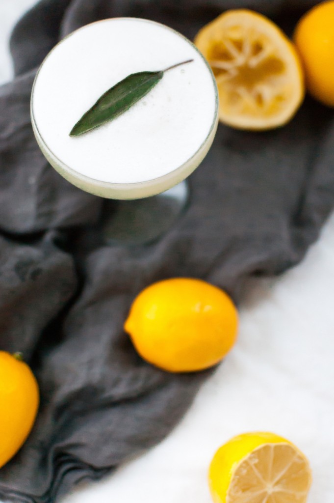 Meyer Lemon & Sage Sour - Craft and Cocktails