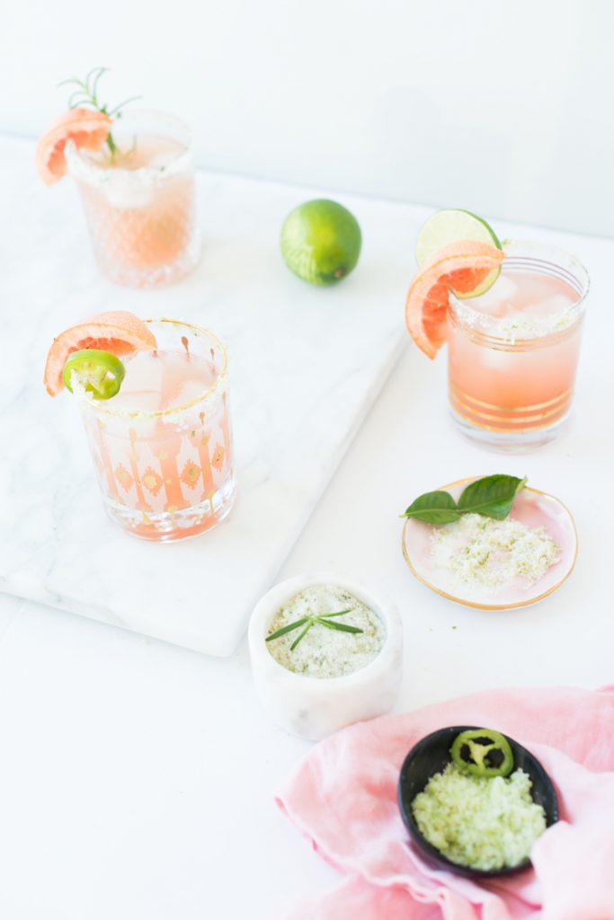 Greyhound Cocktail + DIY Flavored Salt Rims - Craft and Cocktails