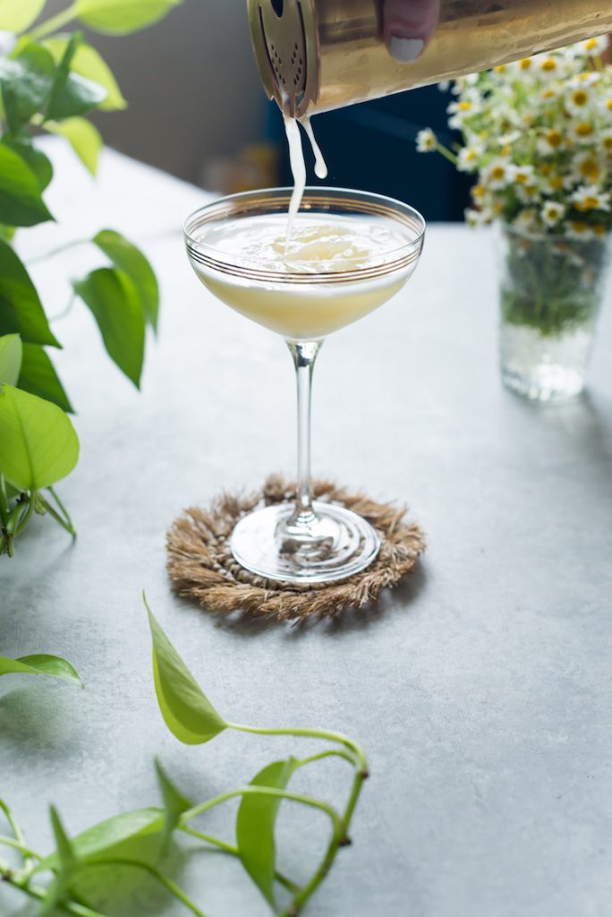 Daisy Chain- Chamomile Bell Pepper Gin Cocktail - Craft and Cocktails