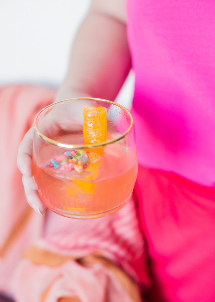 Fruity Pebbles Clarified Milk Punch - Craft and Cocktails