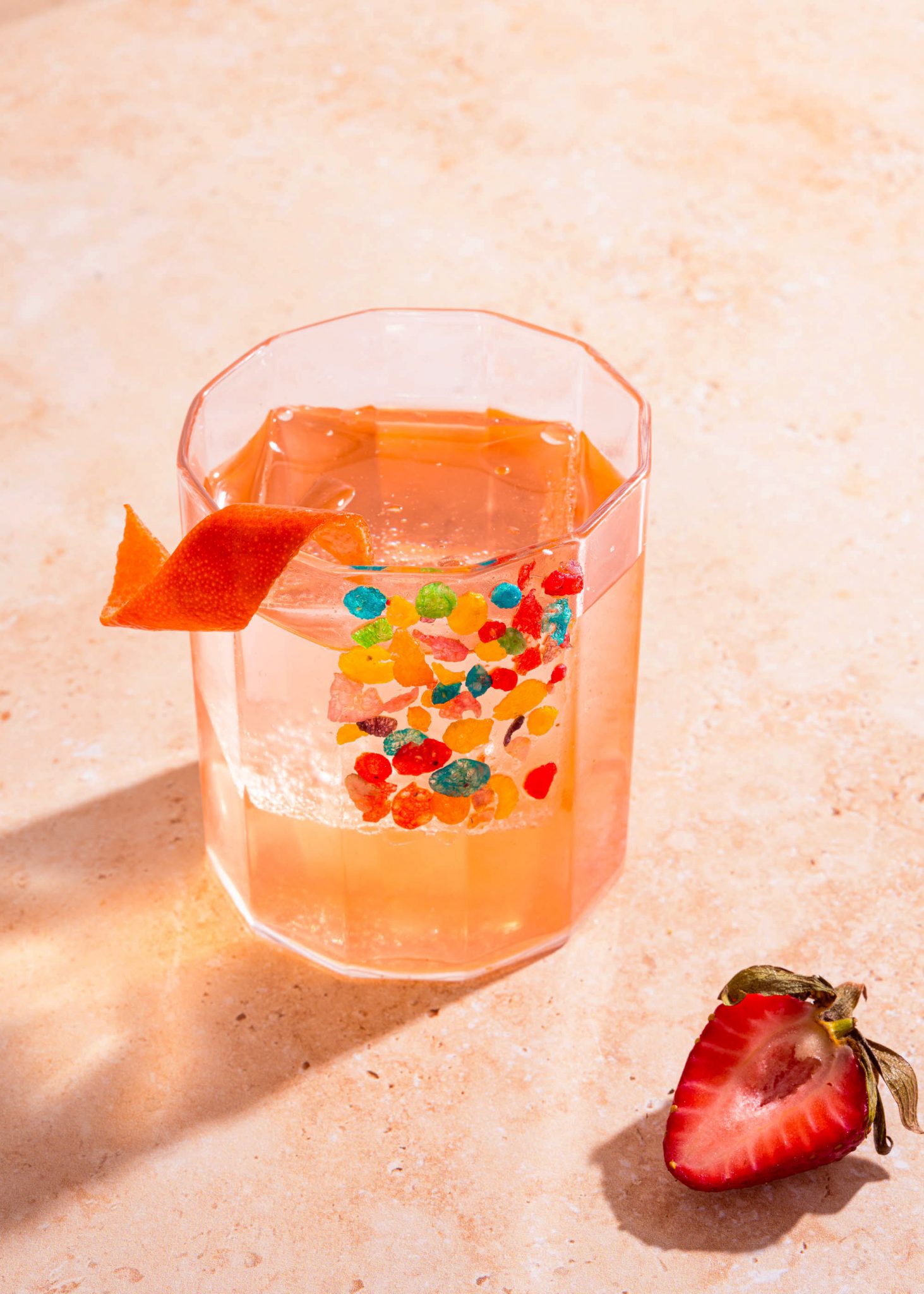 Fruity Pebbles Clarified Milk Punch - Craft and Cocktails