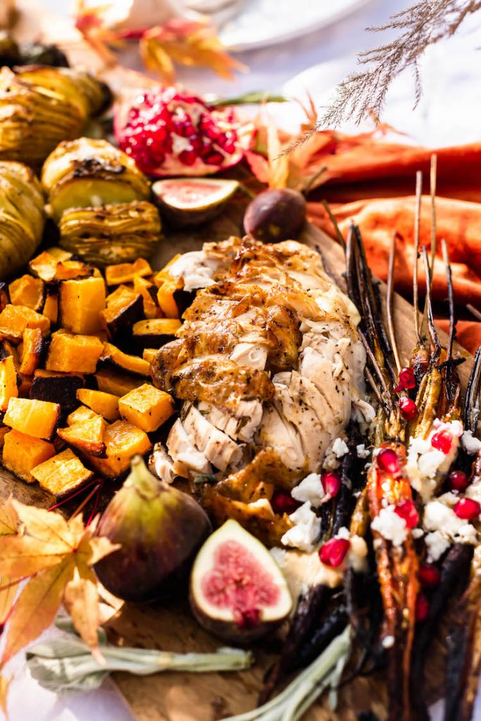 Roast Chicken and Vegetable Grazing Board - Craft and Cocktails
