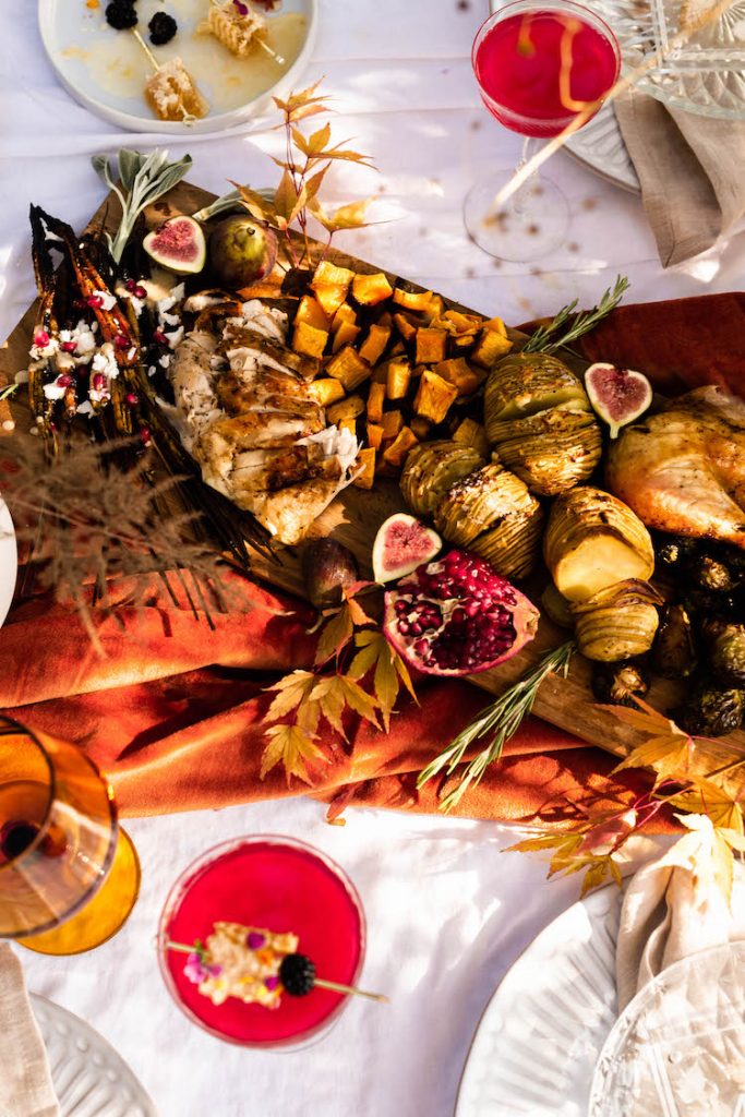 Roast Chicken and Vegetable Grazing Board - Craft and Cocktails