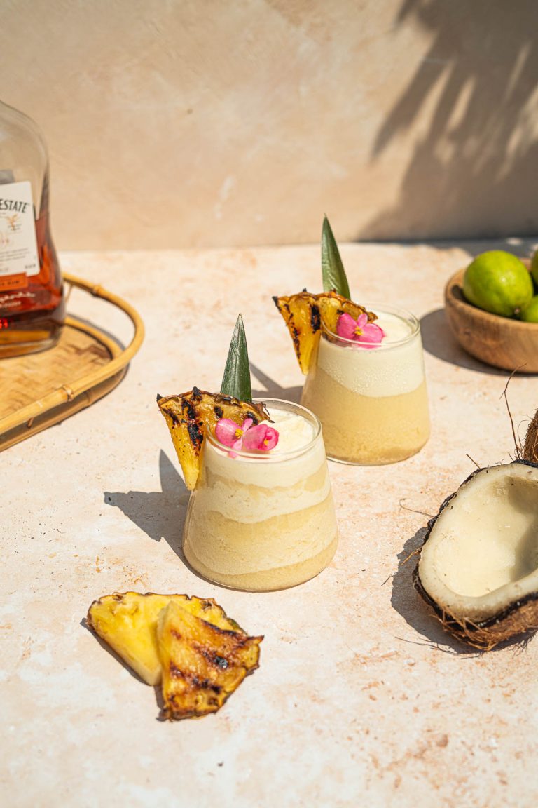 Grilled Pineapple Piña Colada - Craft and Cocktails